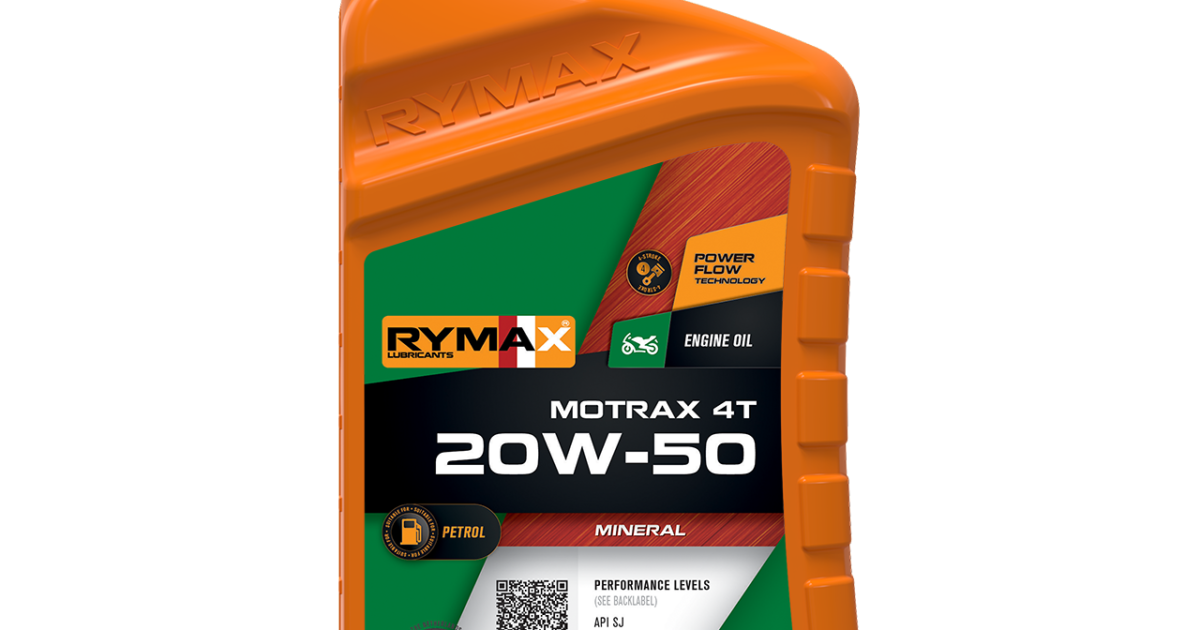 Rymax Lubricants | Motrax 4T 20W-50