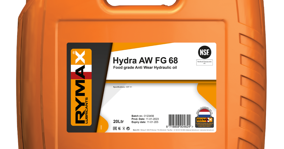 Rymax Lubricants | Hydra AW FG 68